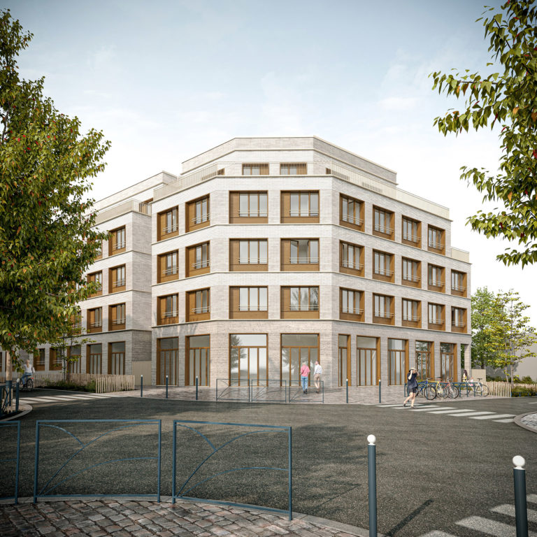 MDNH a conçu une Résidence de 110 logements en structure mixte bois ...